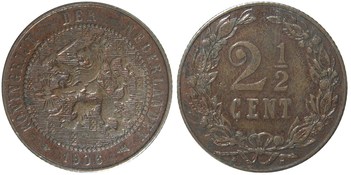 Nederland 2 Cent 1904 Zf Hansmunt Nederland 2 Cent 1904 Zf Hansmunt