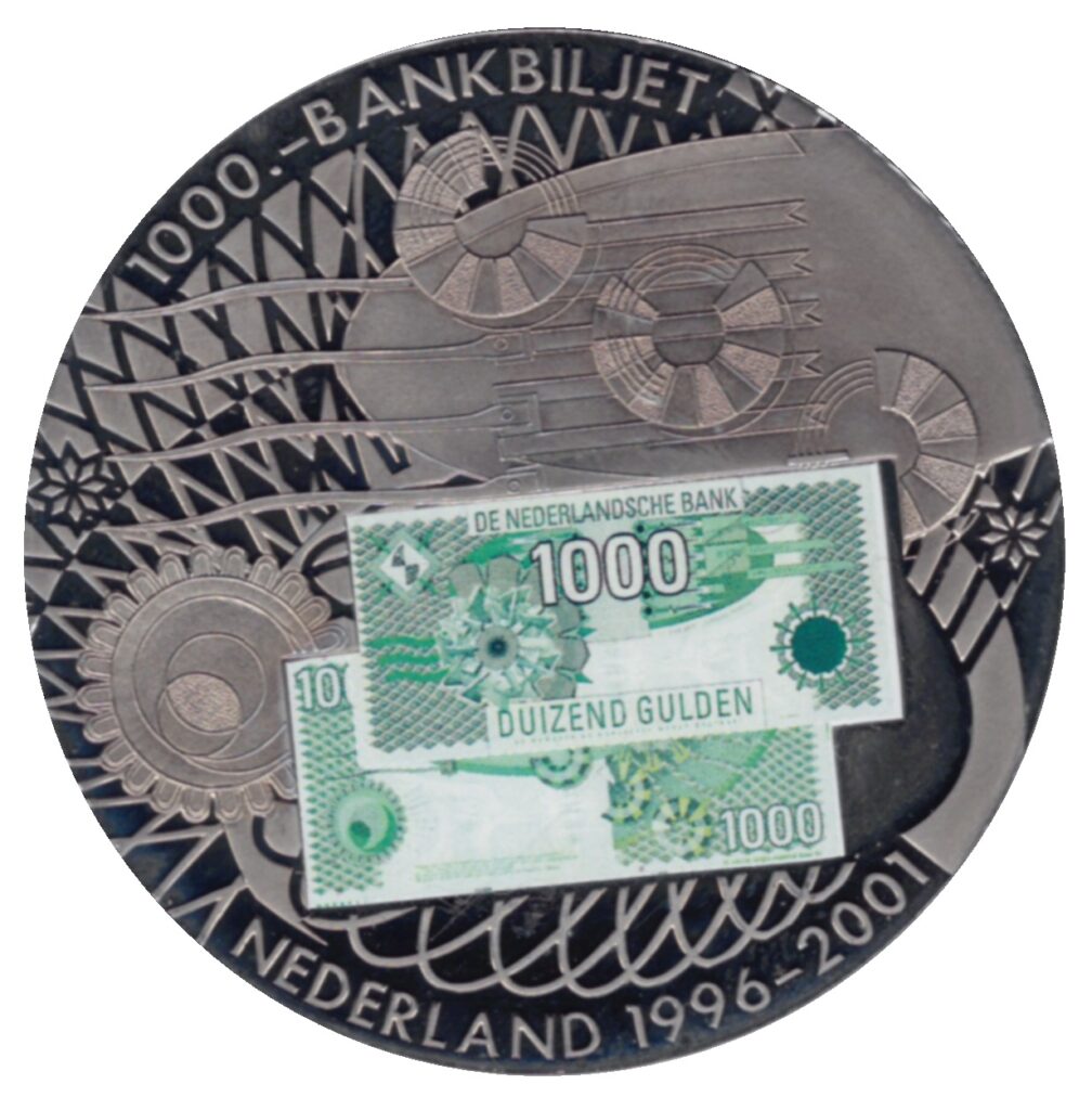 Penningen / Afscheid Van De Gulden / 1996-2001 / 1000 Gulden - Hansmunt