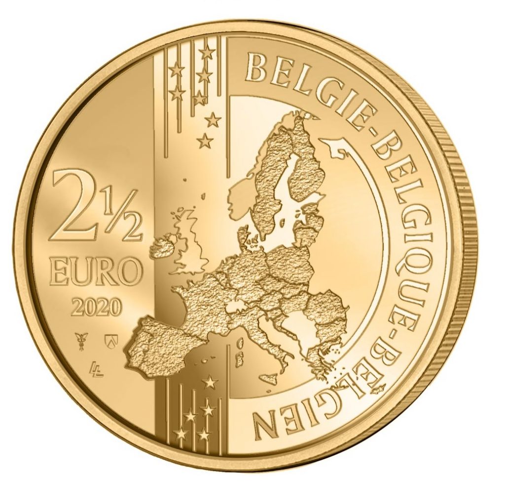 Euromunten / Belgie / 2020 / 2,50 Euro / Coincard / Olympische Spelen ...
