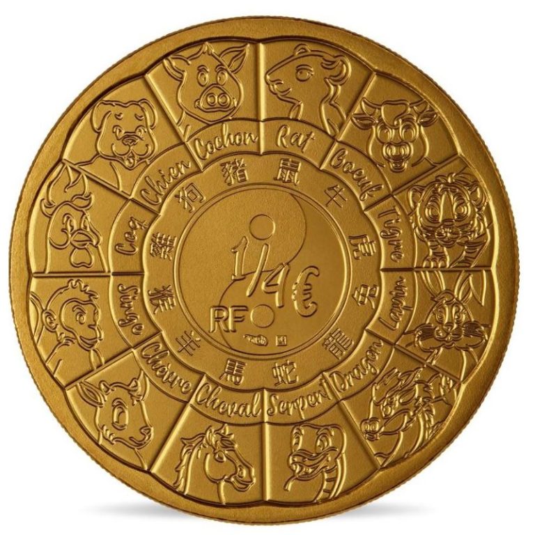 Euromunten / Frankrijk / 2023 / 25 Cent / Unc / Lunar Jaar Van Het ...
